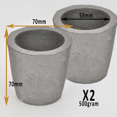 Clay-Graphite Foundry Crucibles